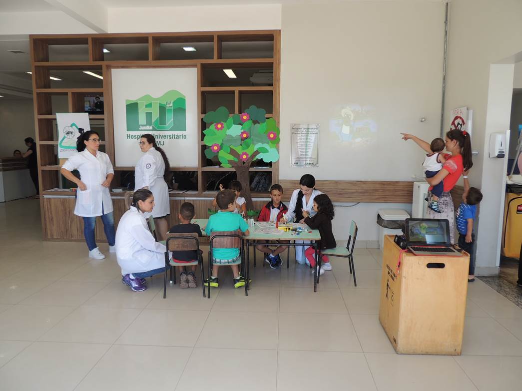 Crianças participam de ação educativa sobre o Aedes aegypti no HU ...